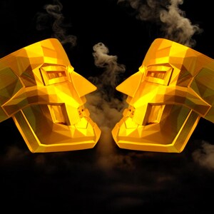 DOOM Guy Mask - 3D Printed Doom Slayer Helmet for Cosplay, Halloween ...