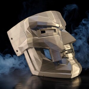 DOOM Guy Mask - 3D Printed Doom Slayer Helmet for Cosplay, Halloween ...