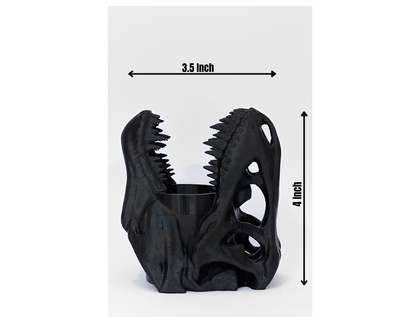 3D Printed T-rex Pen Holder: Jurassic Desk Organizer - Etsy
