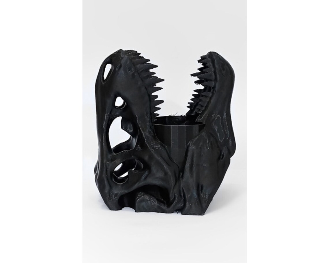 3D Printed T-rex Pen Holder: Jurassic Desk Organizer - Etsy
