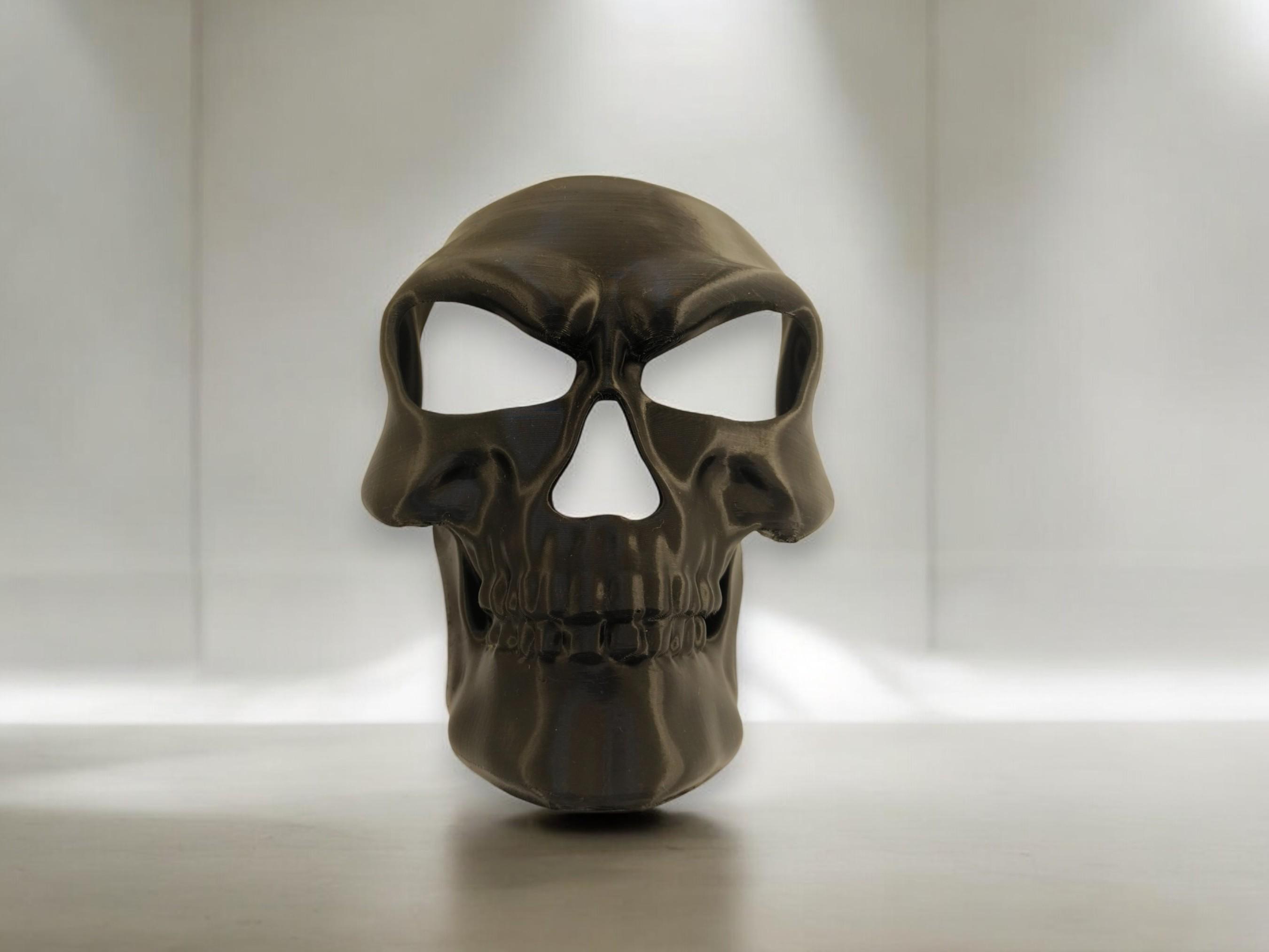 Horror Skeleton Reaper Mask- 3D Printed Grim Reaper Face Mask for ...