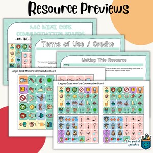 Mini Communication AAC Board for Basic Needs Kids, Lanyard/pocket Size ...