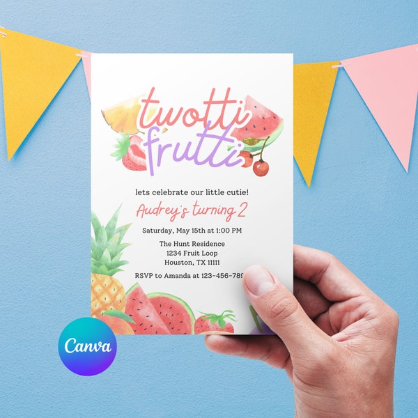 Fruit Birthday Theme - Etsy
