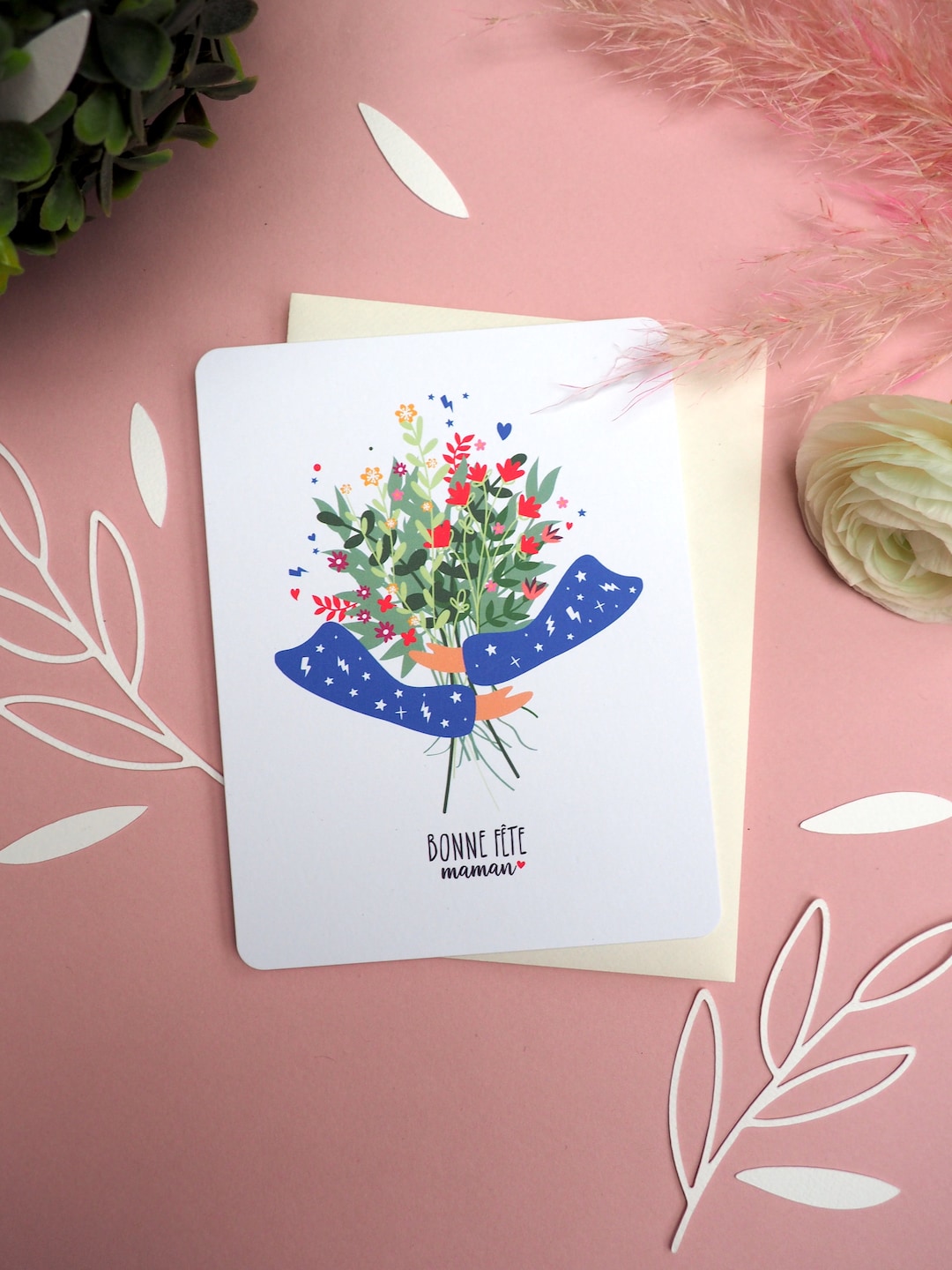 Carte Bonne fête maman MAMAN ROCK - Etsy Portugal