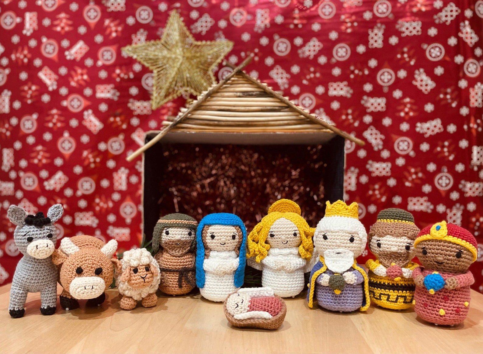 Nativity Scene Crochet Amigurumi PDF Pattern - Etsy