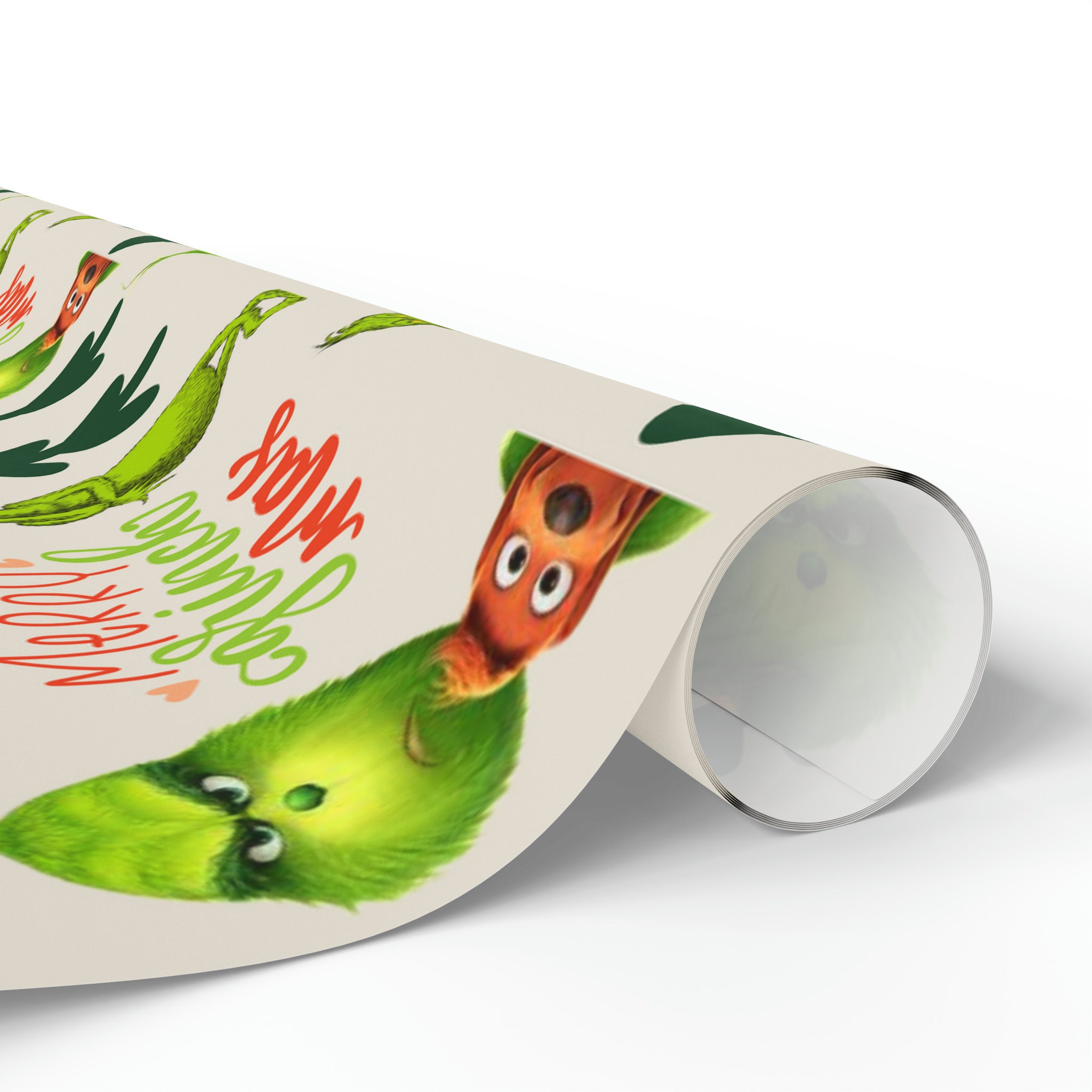 The Grinch Wrapping Paper - Etsy