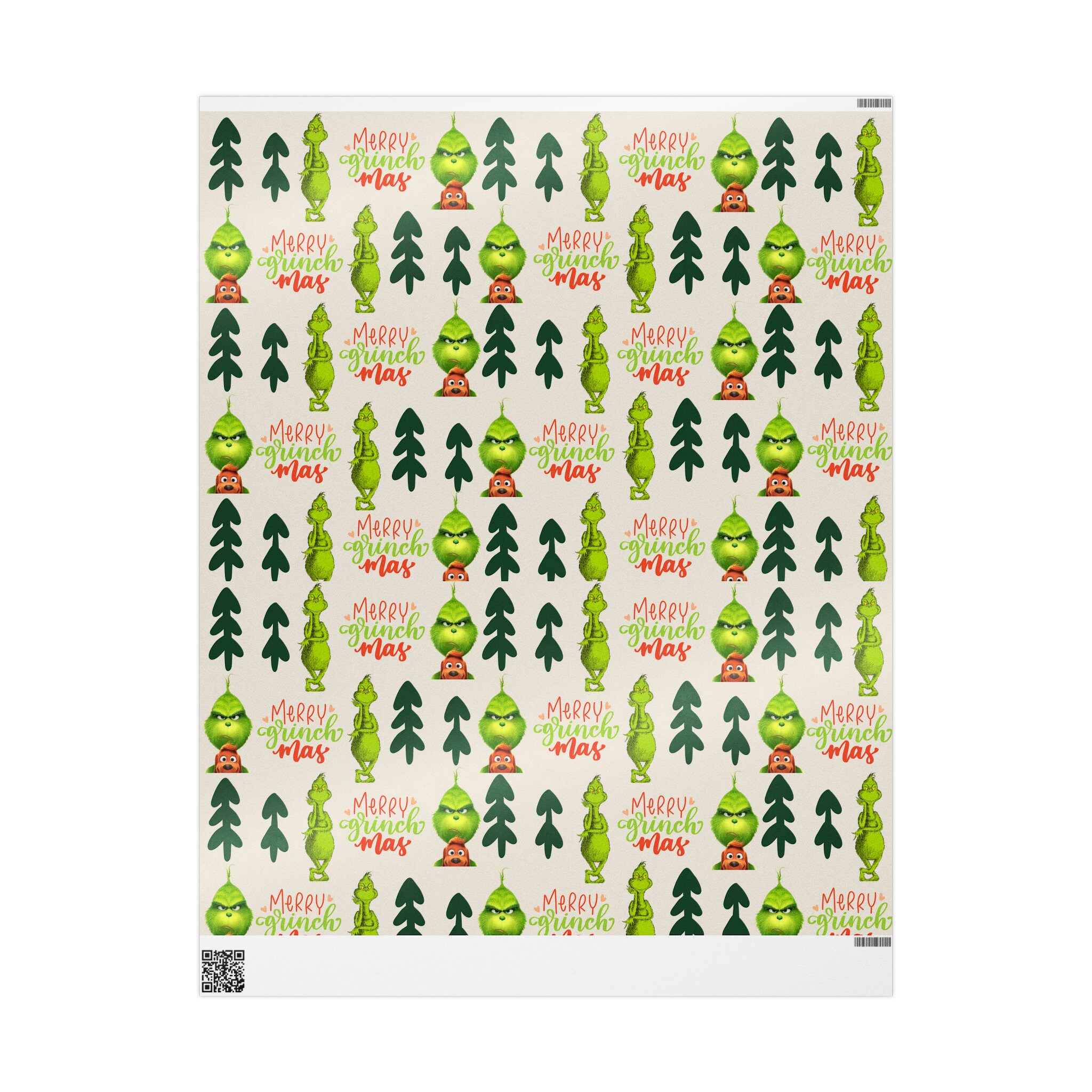 The Grinch Wrapping Paper - Etsy