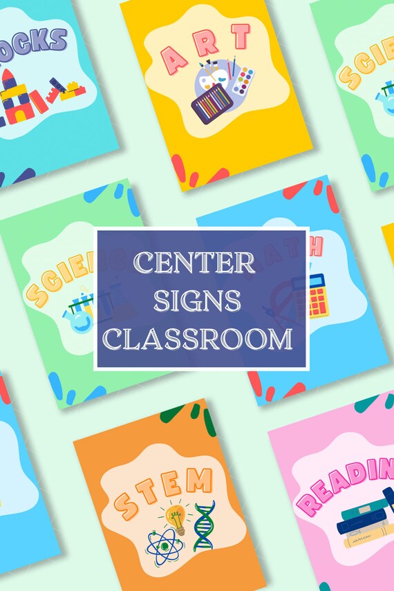 Printable Classroom Management Signs