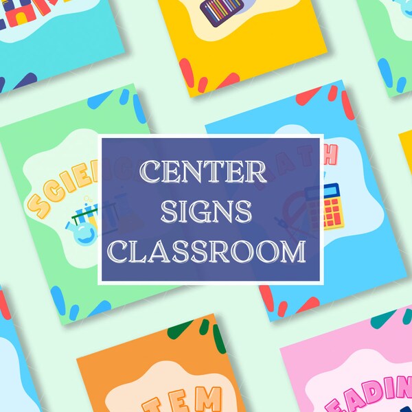 Preschool Center Signs - Etsy