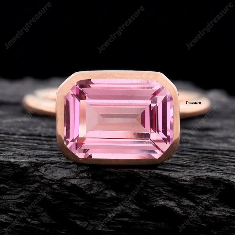 Light Pink Radiant Ring - Etsy