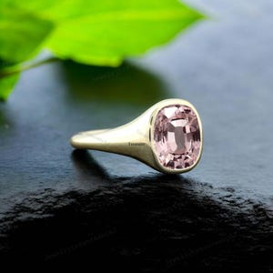 Cushion Cut Imperial Topaz Engagement Ring 14k Yellow Gold Solitaire ...