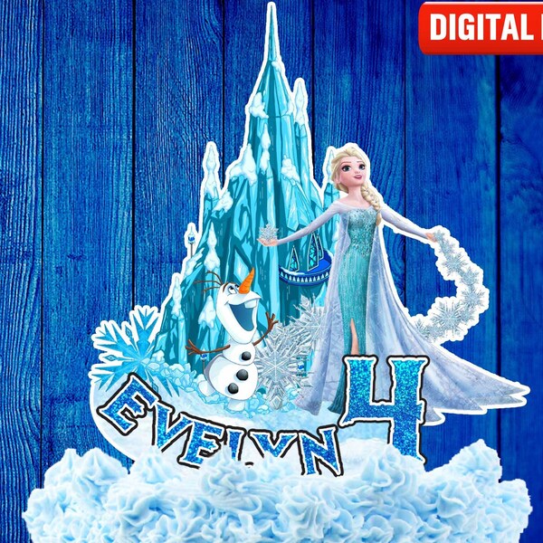 Frozen Castle SVG File for Cake Topper or Party Decorations Arendelle ...