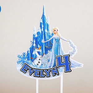 Printable Frozen Cake Topper, Frozen Birthday Party Cake Topper ...