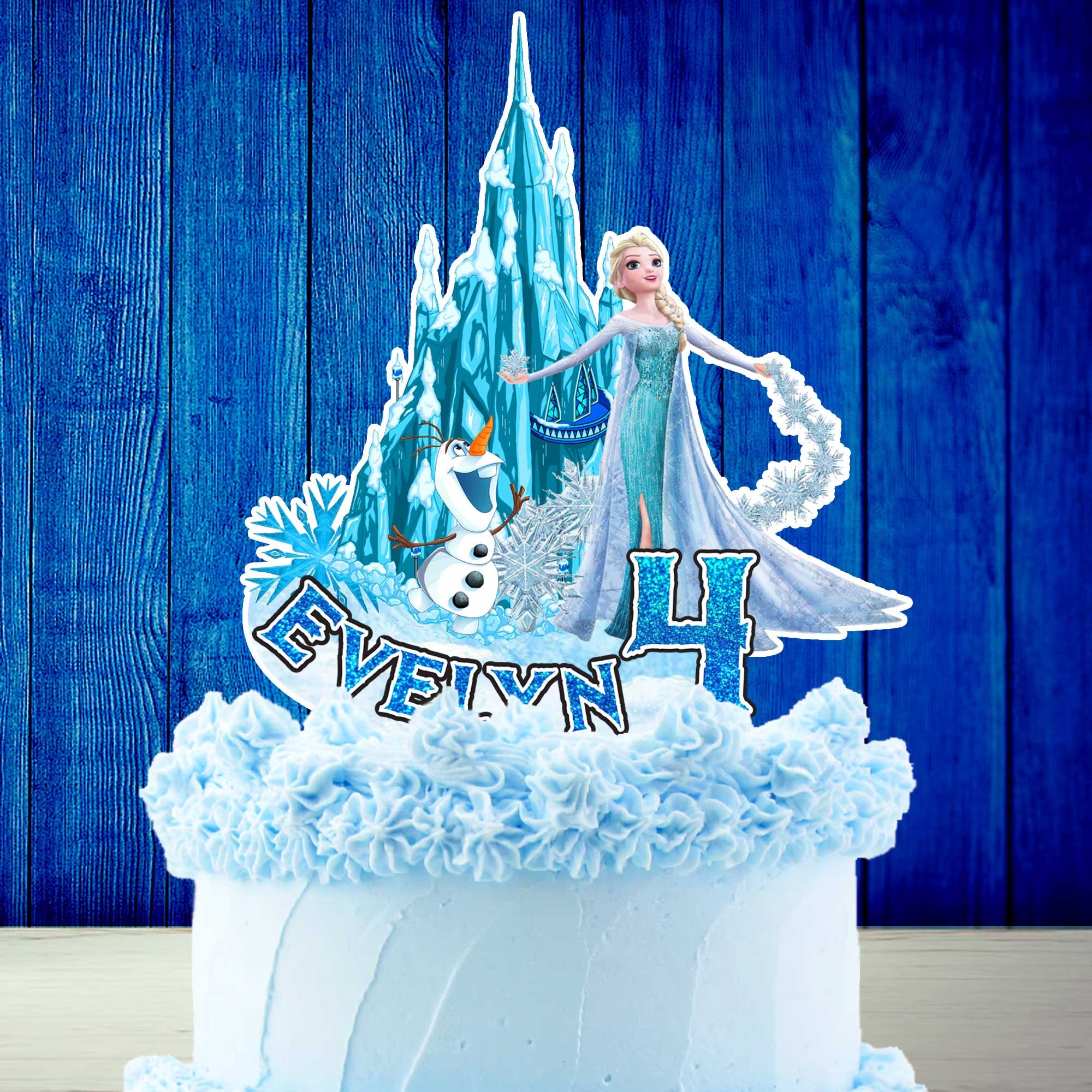 Printable Frozen Cake Topper Frozen Birthday Party Cake - Etsy Australia