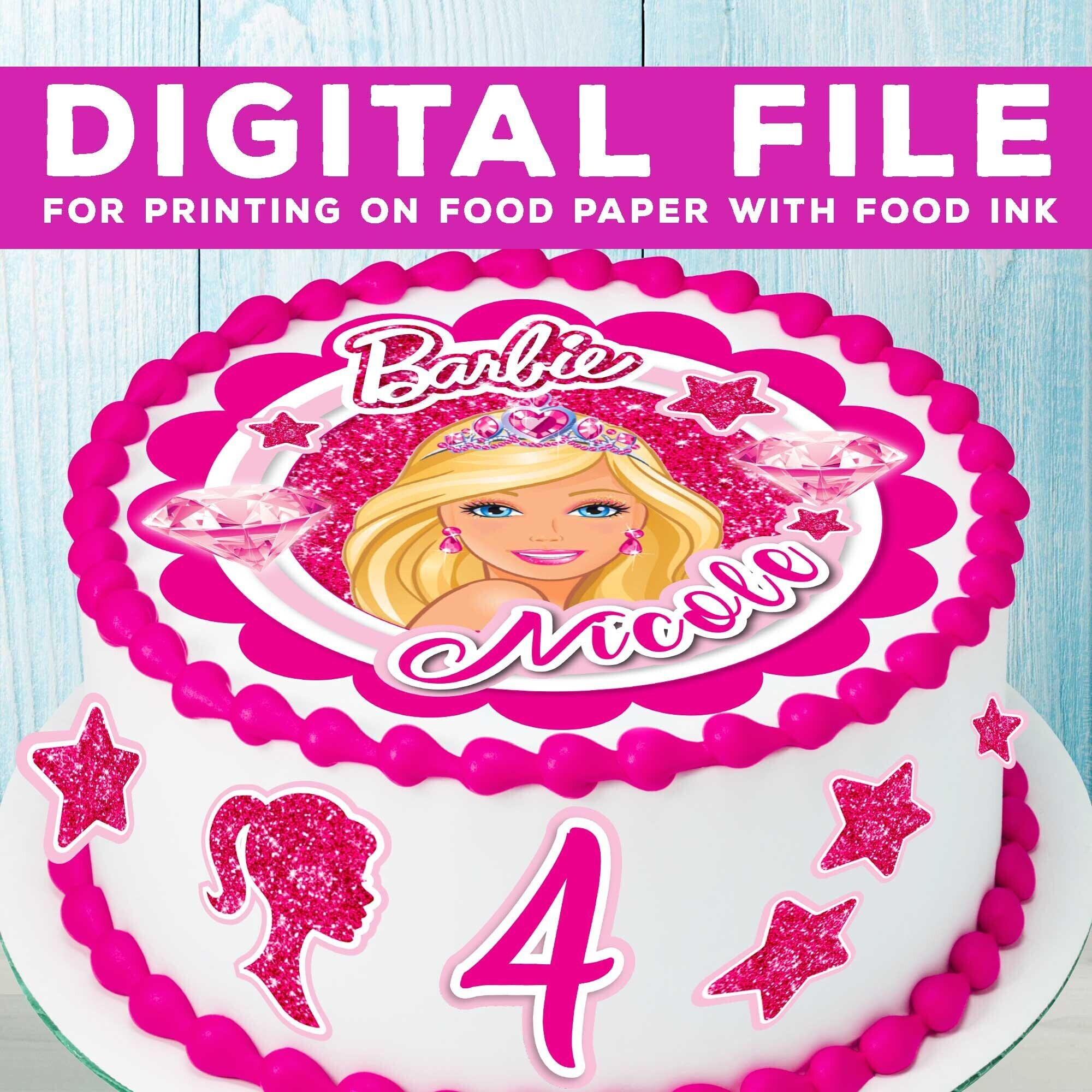Barbie Sheet Cake Ideas