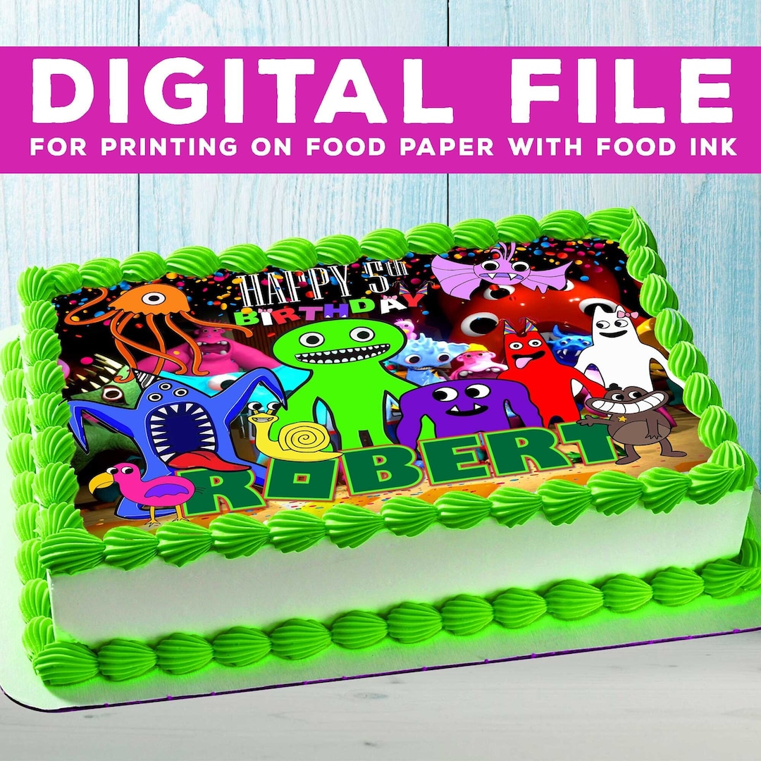 Garten of Banban Cake Topper, Birthday Party Decoration (digital File ...