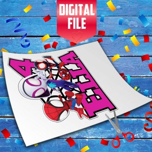 Printable Spidey and His Amazing Friends Cake Topper, Birthday Party ...