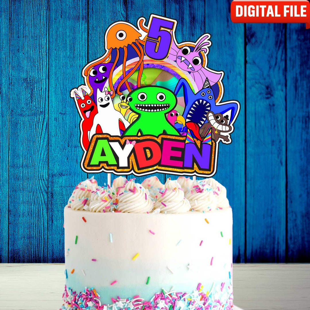 Printable Garten of Banban Cake Topper, Birthday Party for Kids, Garten ...