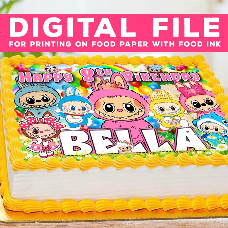 Labubu Cake Toppers - Etsy