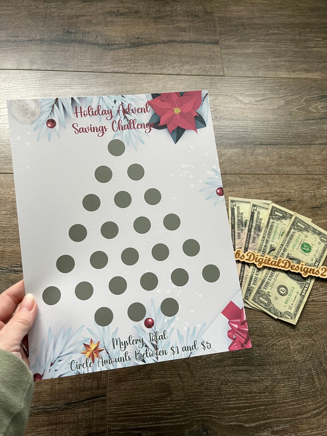 Holiday Mystery Advent Savings Challenge 2, Christmas Savings Challenge ...