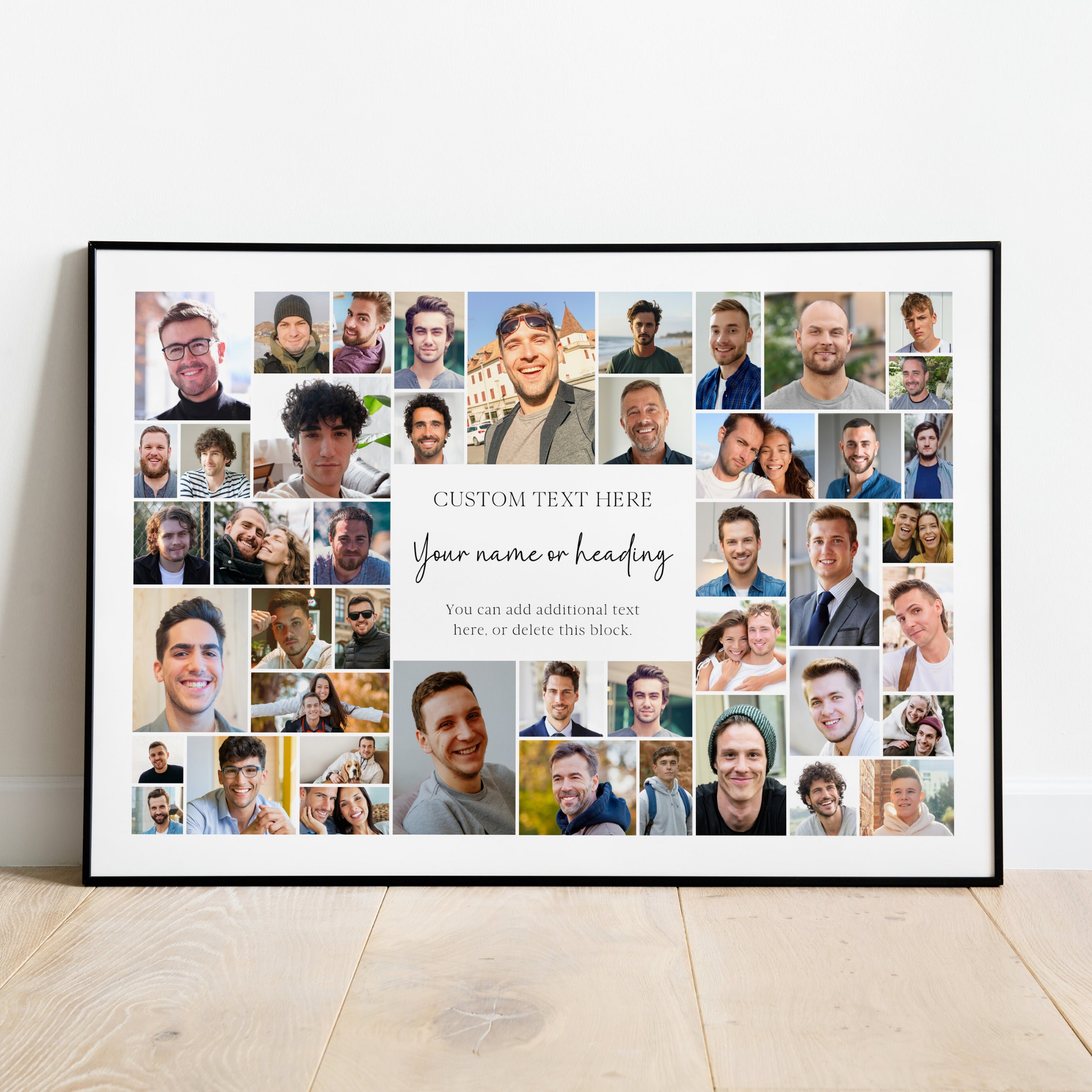 Custom Photo Collage Template, Graduation Gift Idea, Wedding ...