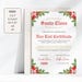 Santa Letter and Nice List Certificate, Editable Canva Template ...