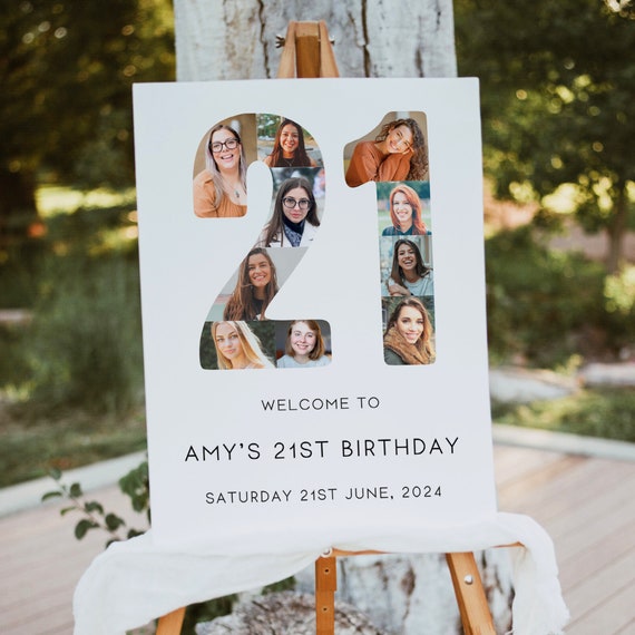 21st Birthday Sign Printable