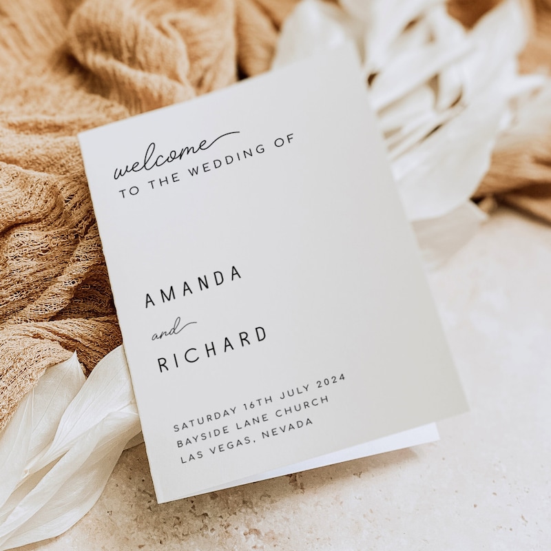 Church Welcome Booklet - Etsy