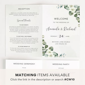 Wedding Guest List, Printable Sign in Sheet, Greenery Sign, Guest Book ...