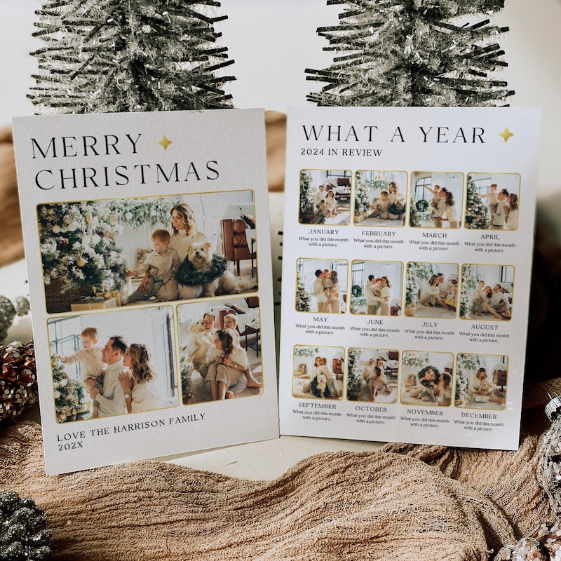 Year in Review Card - Etsy