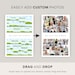 Golf Memorial Collage Set, Golfing Funeral Poster, Set of 3 ...