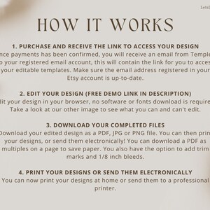 Basic Funeral Program Template Simple Memorial Service - Etsy