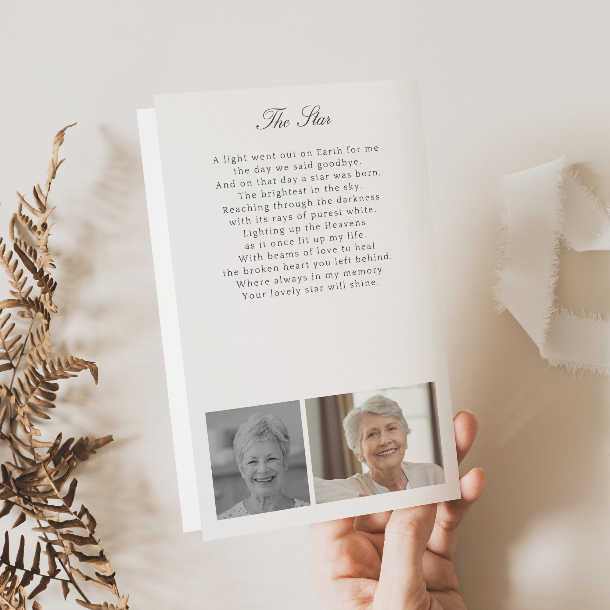 Unique Funeral Program Template, Printable Obituary Template, Editable ...