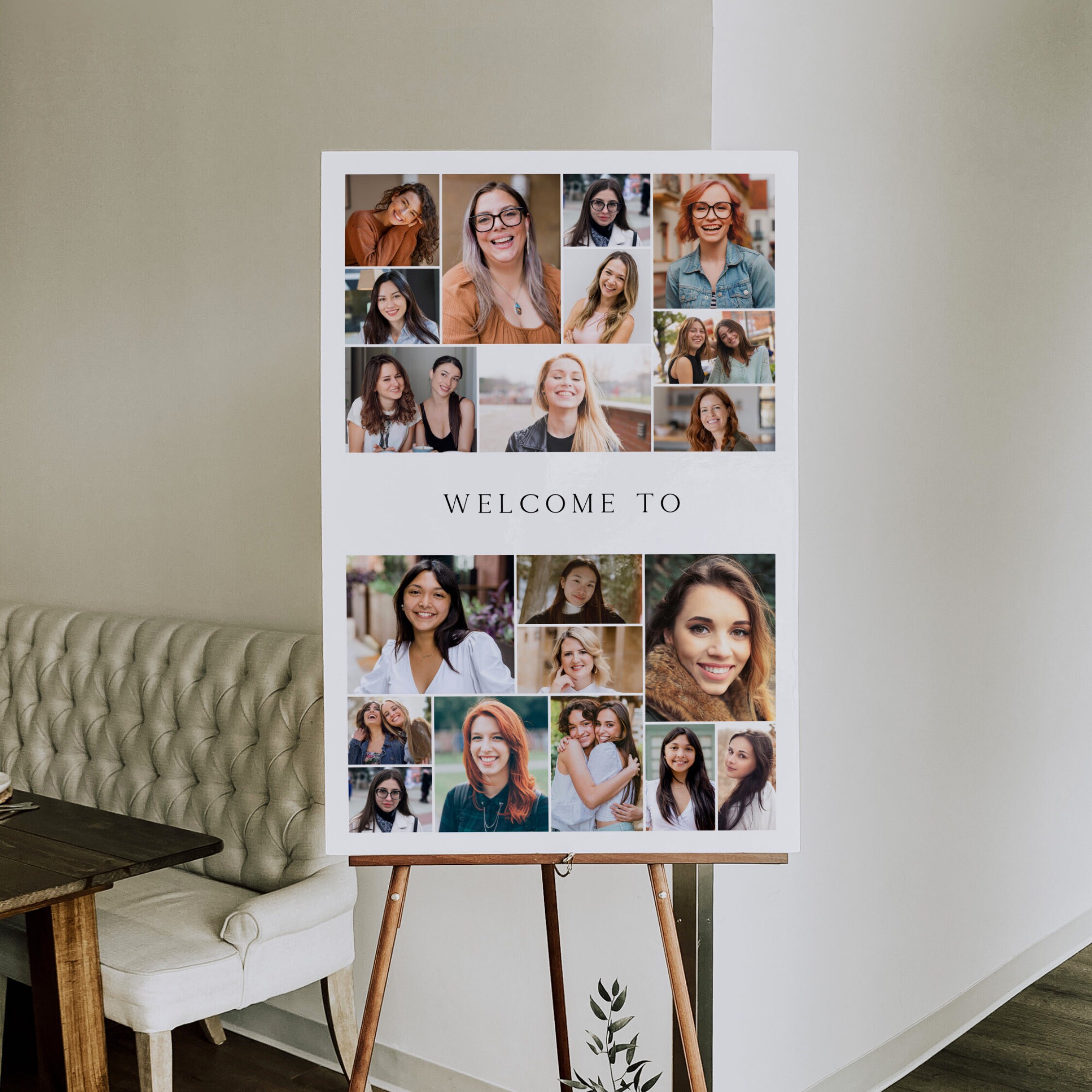 21st Birthday Photo Sign Template, Look Who's 21, Customizable Picture ...