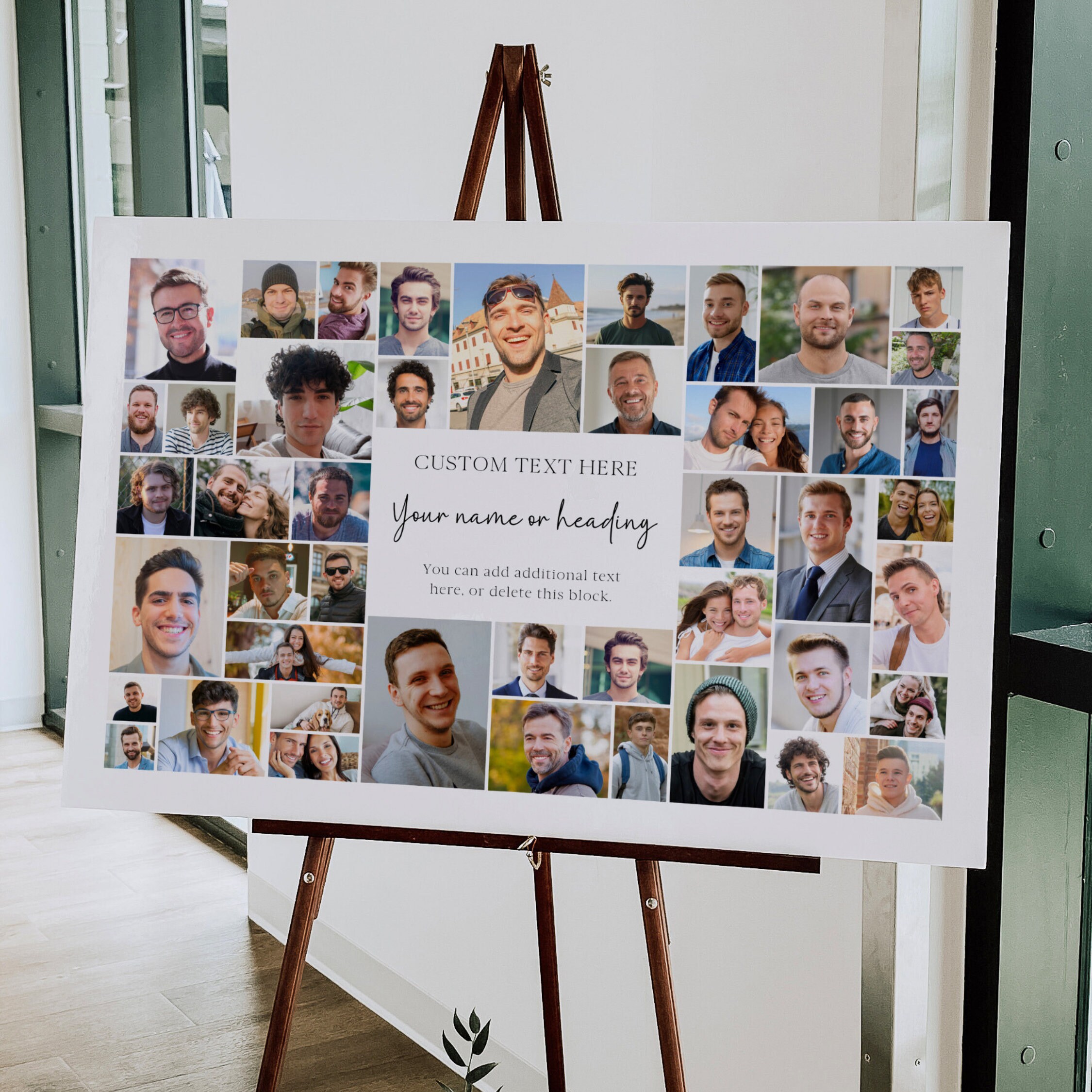 Custom Photo Collage Template, Graduation Gift Idea, Wedding ...