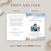 Outdoor Funeral Program Template, Beach Sky, Celebration of Life ...