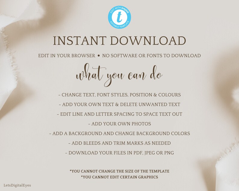 Floral Funeral Program Template for Woman Lily Flowers - Etsy