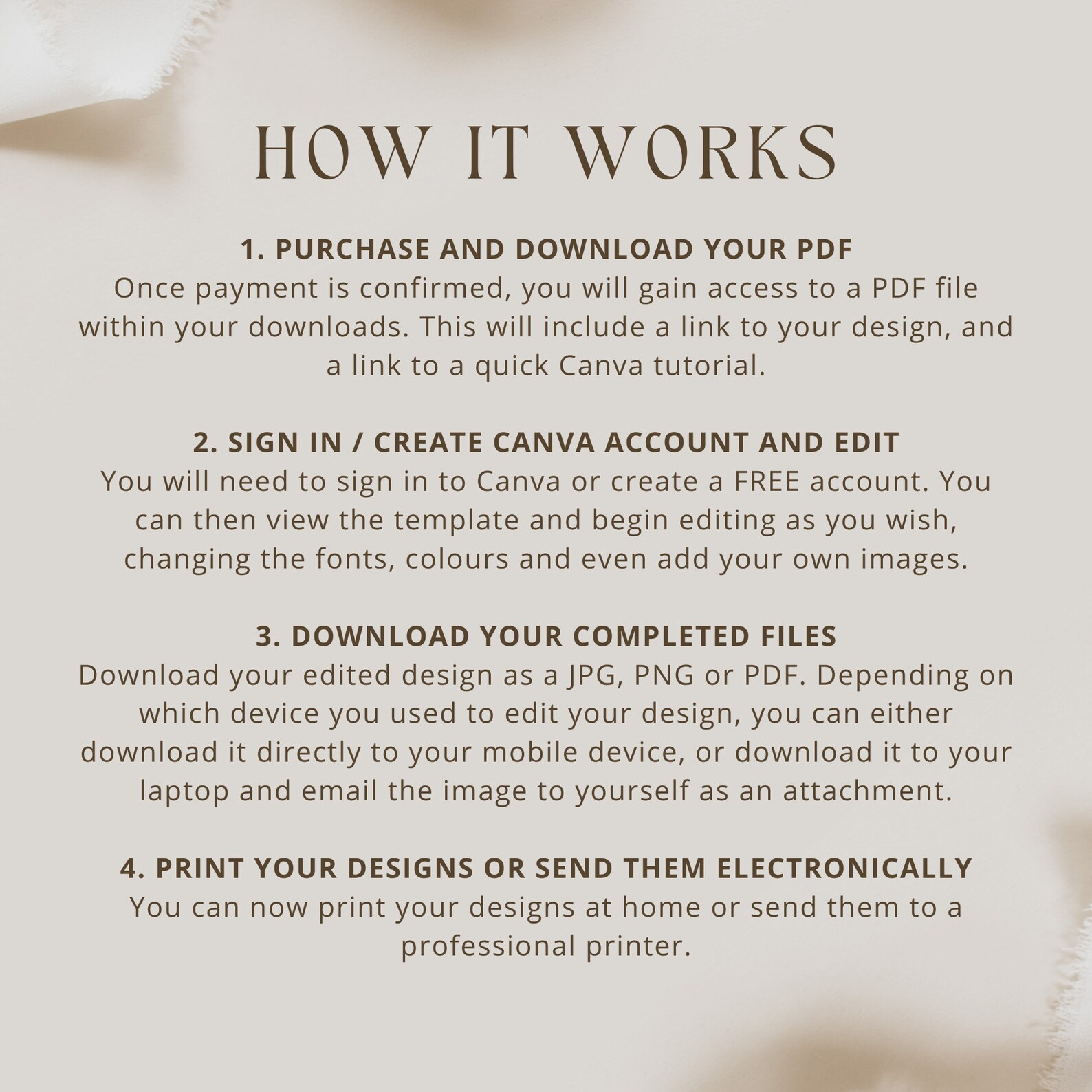 Unique Funeral Program Template, Printable Obituary Template, Editable ...