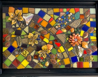 Mosaic Wall Art autumn Hills - Etsy