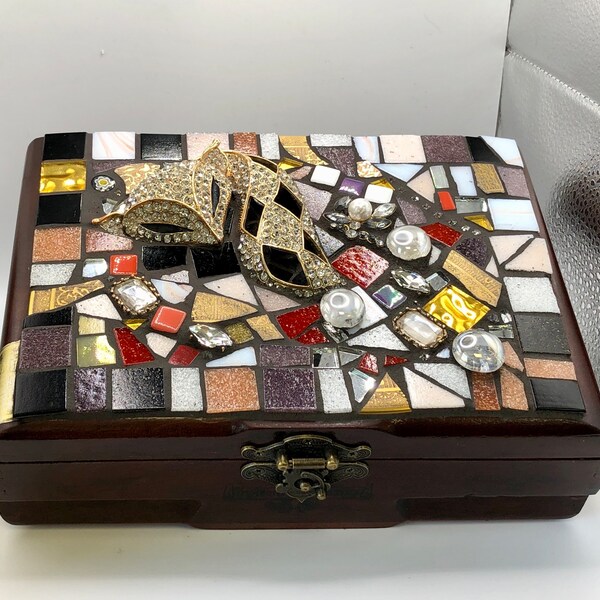 Decorated Cigar Box - Etsy
