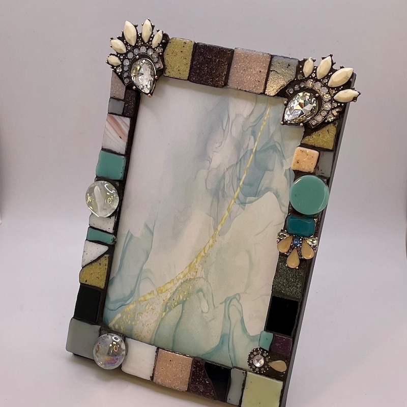 Mosaic Picture Frame - Etsy