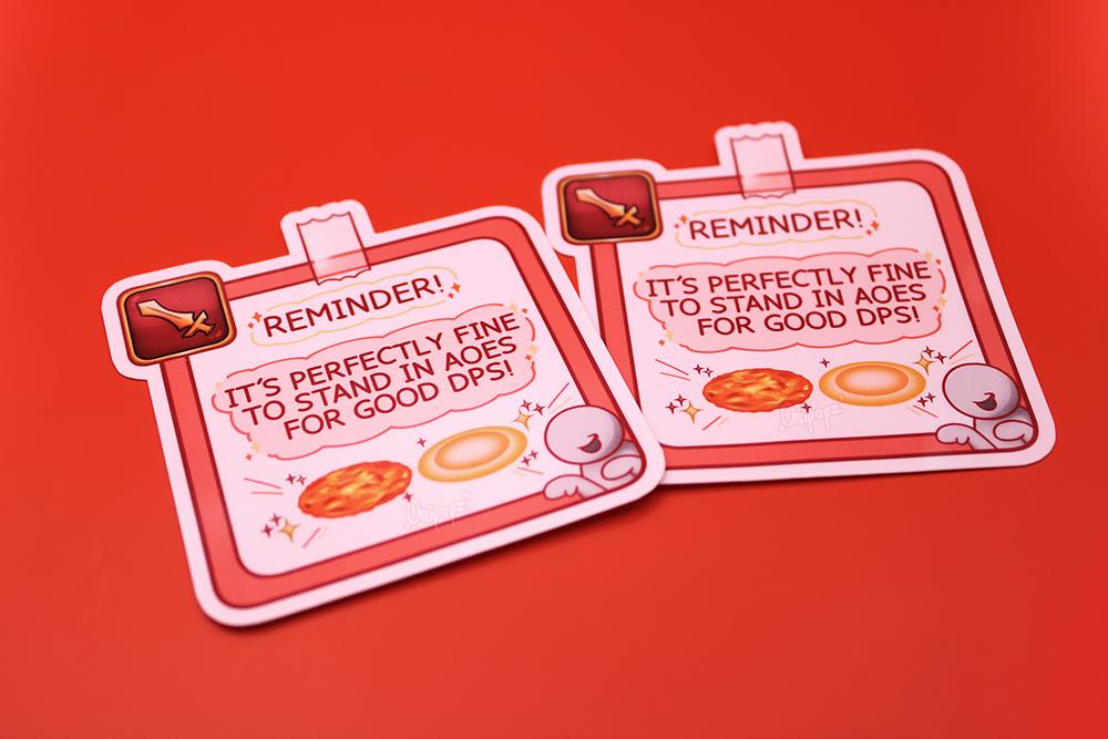 FFXIV Job Role Reminder Note Sticker - Etsy