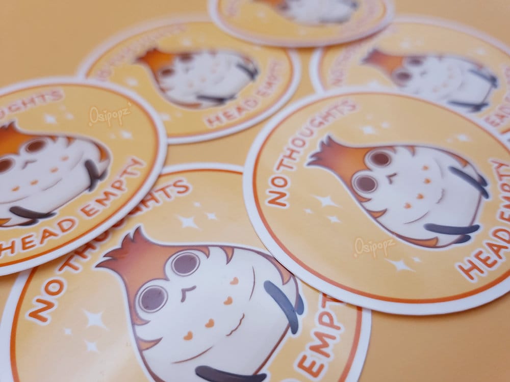 FFXIV Paissa Brat No Thoughts Head Empty Sticker - Etsy