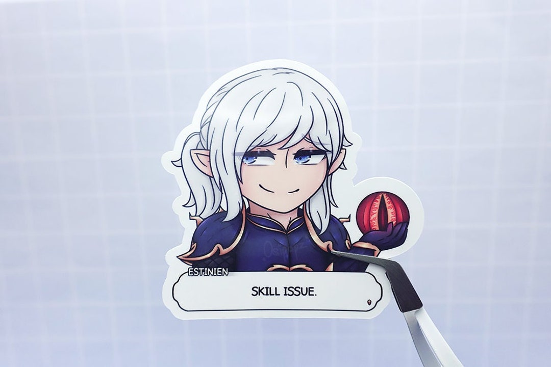 FFXIV Estinien Chibi Sticker - Etsy