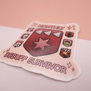 FFXIV Monthly Debuff Survivor Sticker - Etsy
