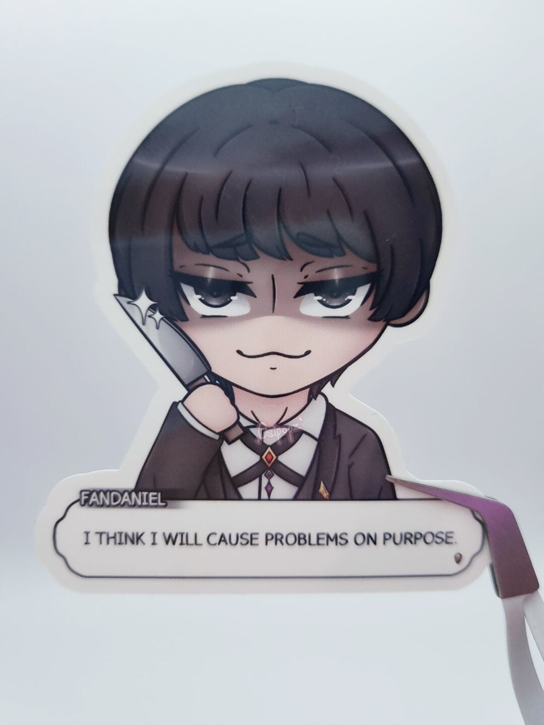 FFXIV Fandaniel Butler Chibi Sticker - Etsy