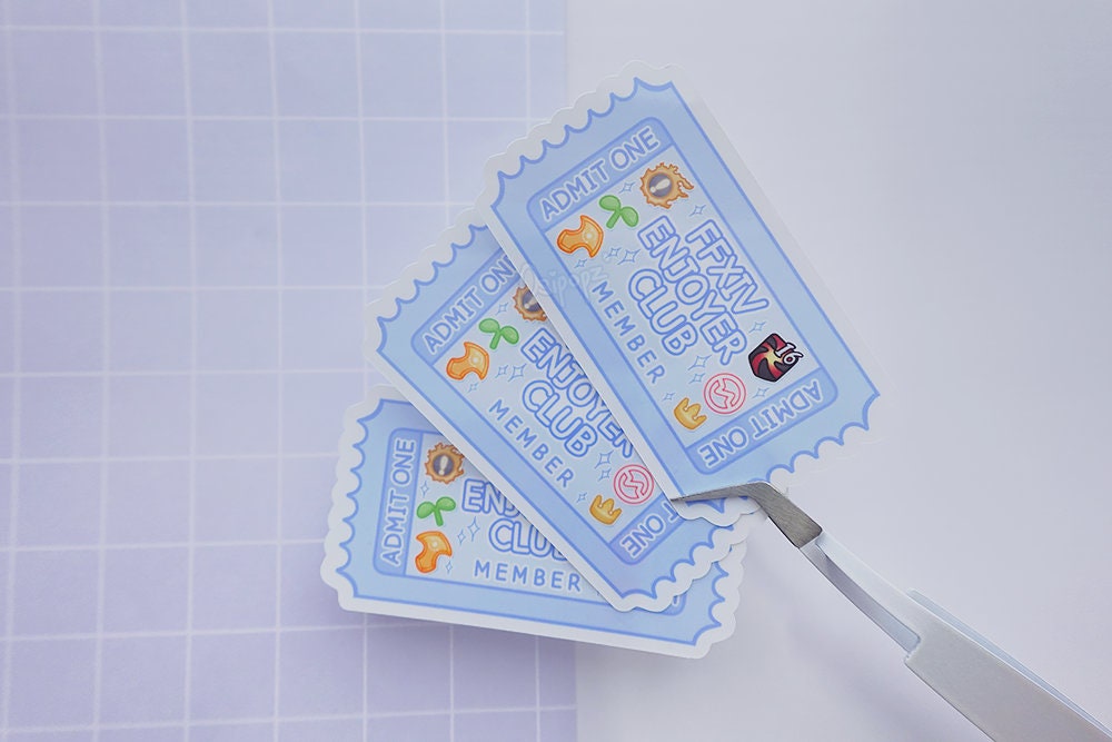 FFXIV Enjoyer Club Sticker - Etsy