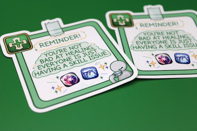 FFXIV Job Role Reminder Note Sticker - Etsy