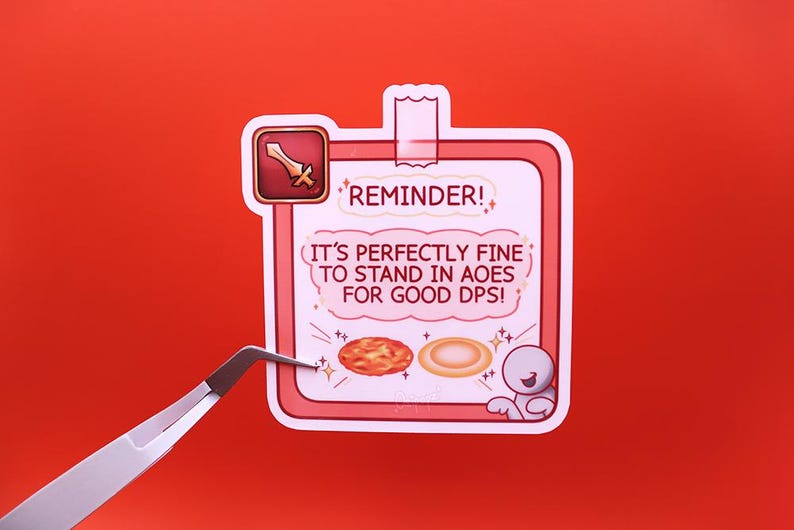 FFXIV Job Role Reminder Note Sticker - Etsy