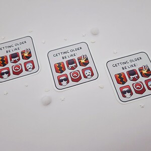 FFXIV Real Life Debuffs Sticker - Etsy